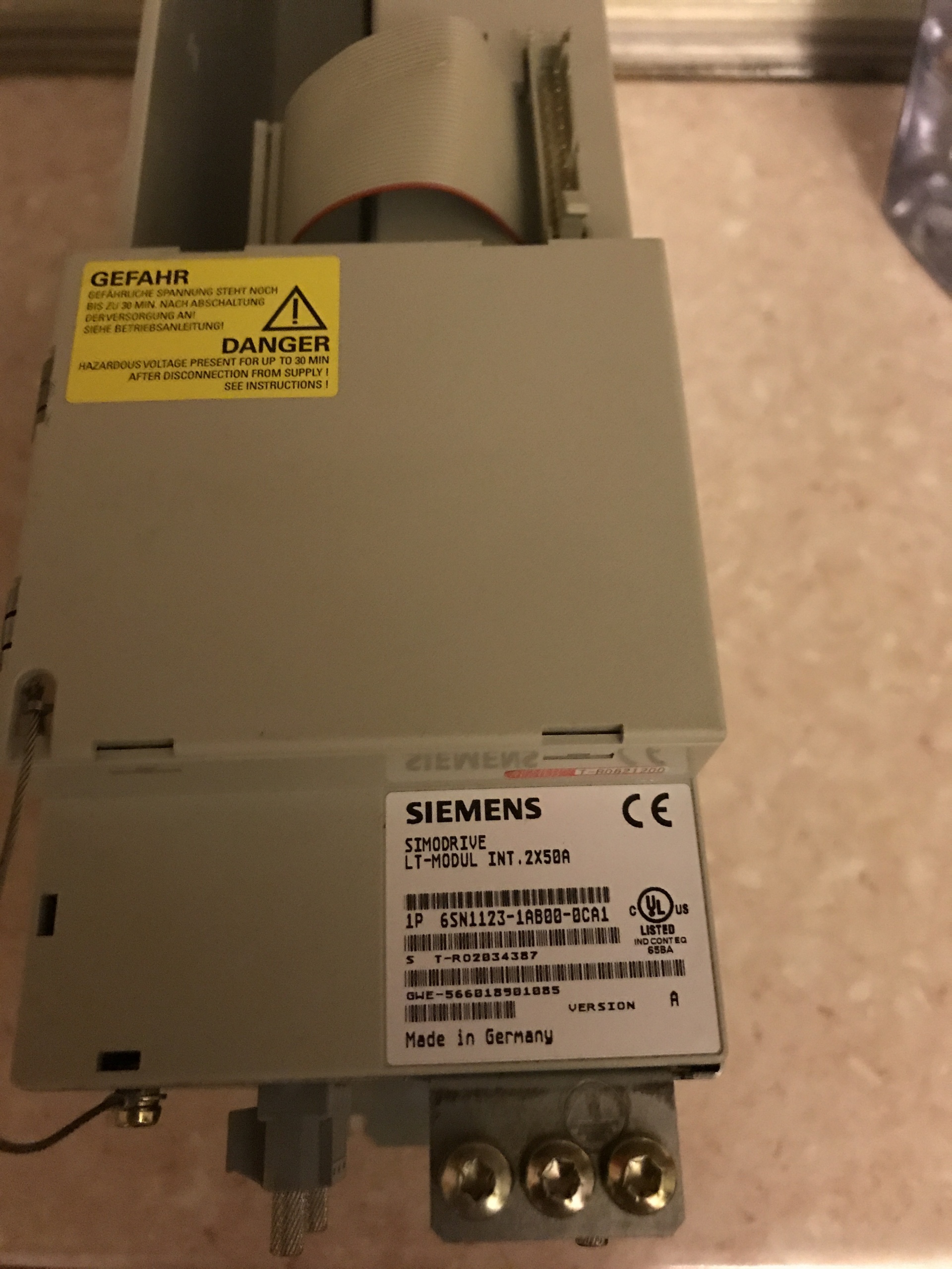 SINUMERIK 840D powerline 6es7422-1bl00-0aa0 Siemens Simodrive 611 ...