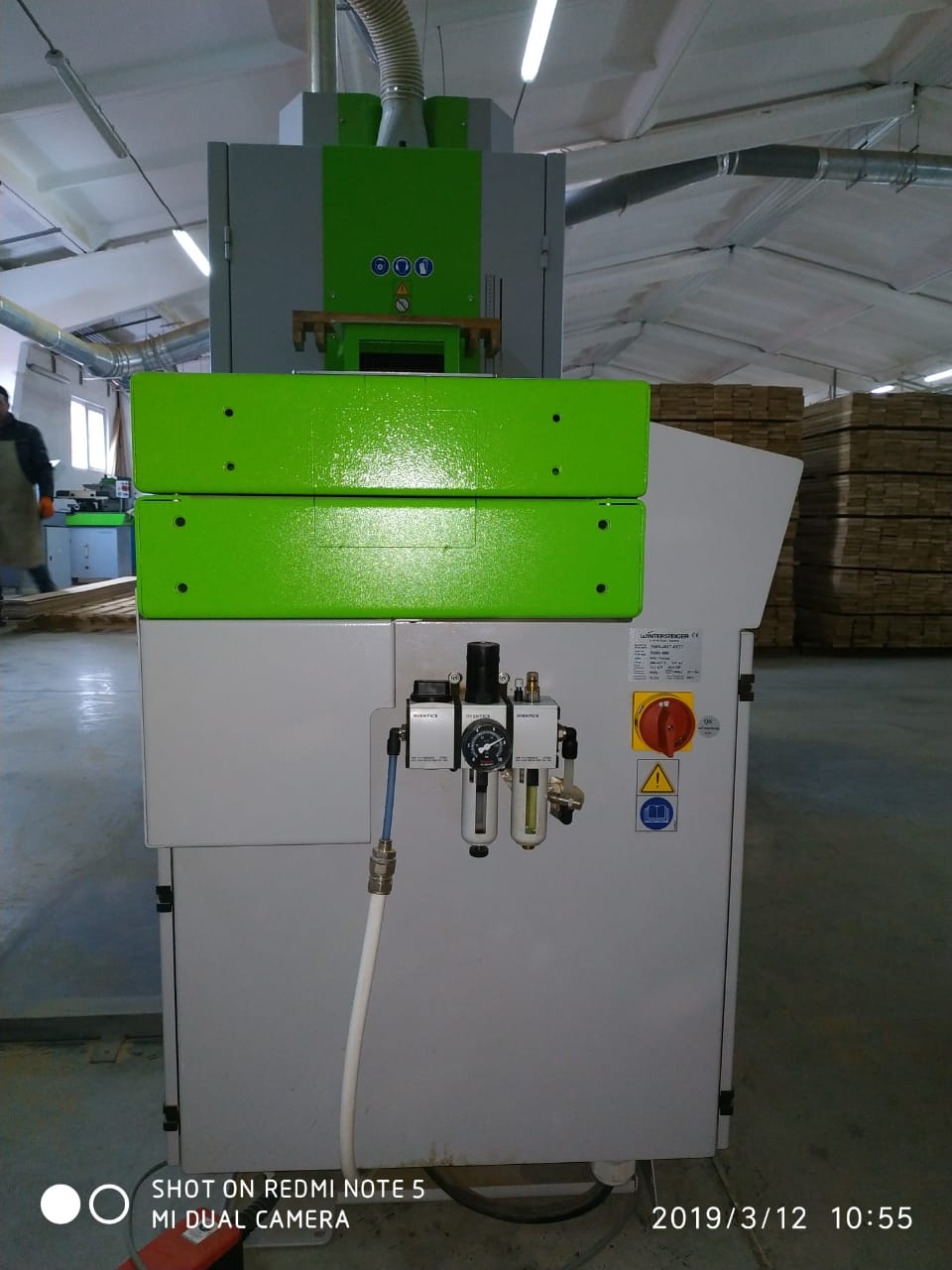 Рамный ламельный станок Wintersteiger DSG Notum + MicroGrinder HT + TensionMaster ...