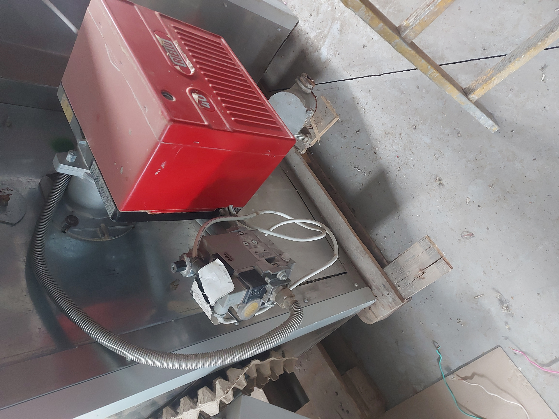 Печь POLIN 80120 с газовой горелкой RIELLO 40FS10 купить Б/У в ...