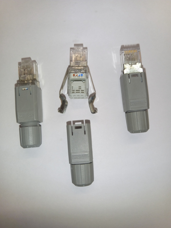 Разъем RJ45 разборный Phoenix Contact 1656725 купить в Курске по цене 1 ...