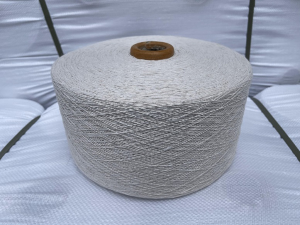 Пряжа белая смесовая 40/60 Nm 10/1 (Ne 6/1) цвет суровый (белый) купить ...