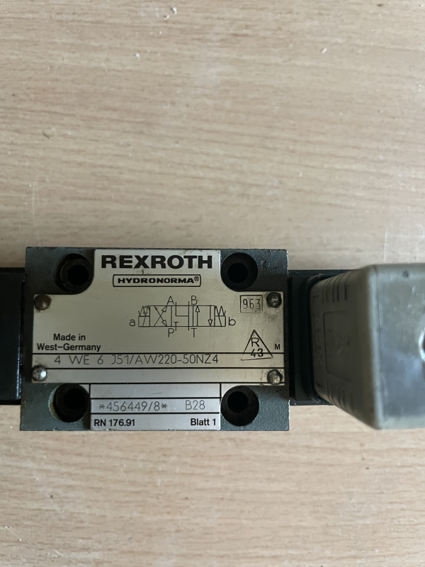 REXROTH hydronorma 4we6, золотниковый гидрораспределитель купить в Перми по цене 30 000 руб ...